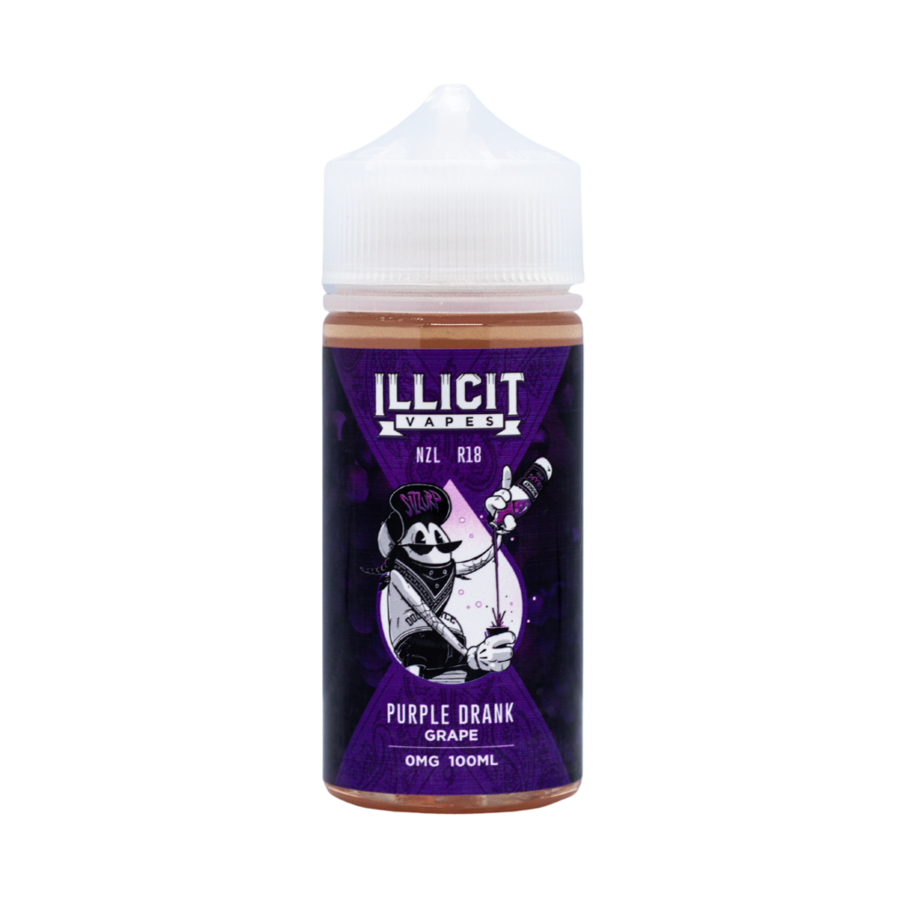 Illicit Vapes | Purple Drank - Blueberry & Grape 100ml | Mixology Vape