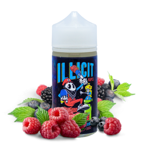 Illicit Vapes | Mixed Berries 100ml Vape Juice | Mixology Vape