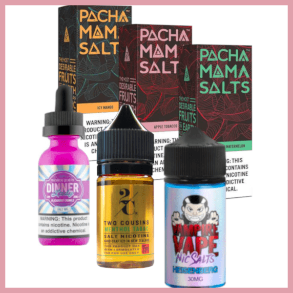 Nicotine Salt Flavours & E-Liquids | Mixology Vape
